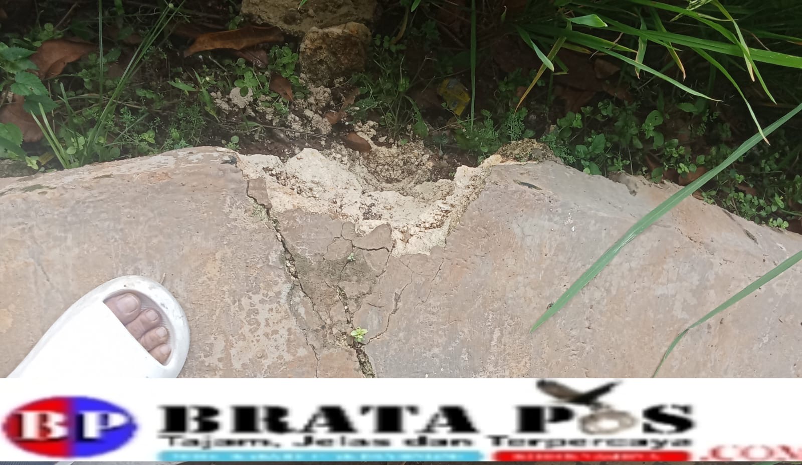 Proyek P3TGAI Desa Omben Diduga Dikerjakan Asal-Asalan, Akibatkan ...